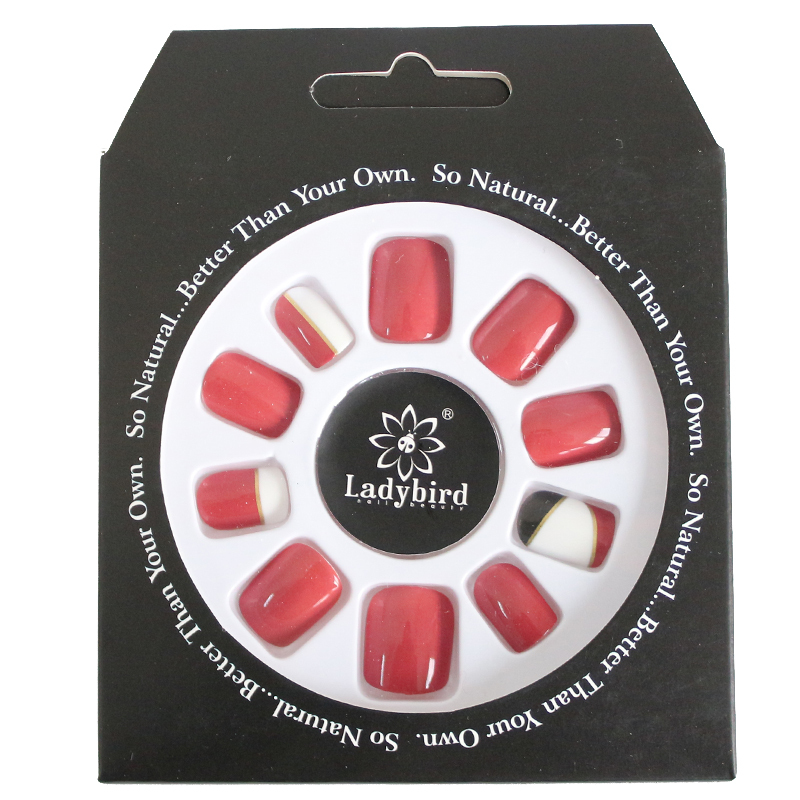Buy Wholesale Ladybird artificial nails 24pcs/box morden perfect nails ...