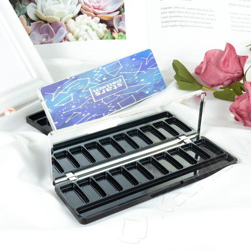 Buy Wholesale 10 colors eyeshadow plate Custom Makeup packaging Empty ...
